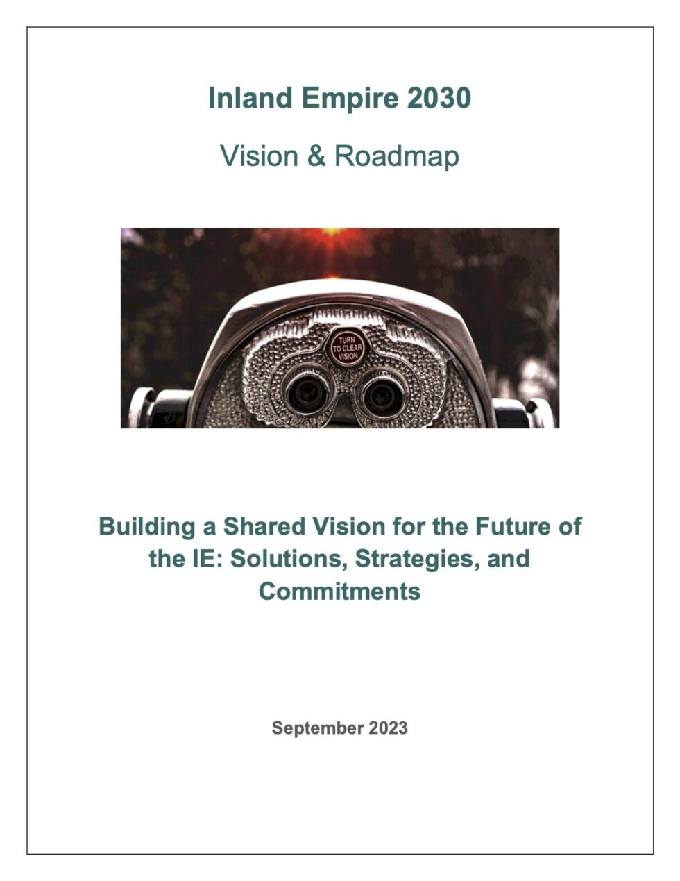 Inland Empire 2030: Vision and Roadmap - Inland Empire Vital Conditions ...